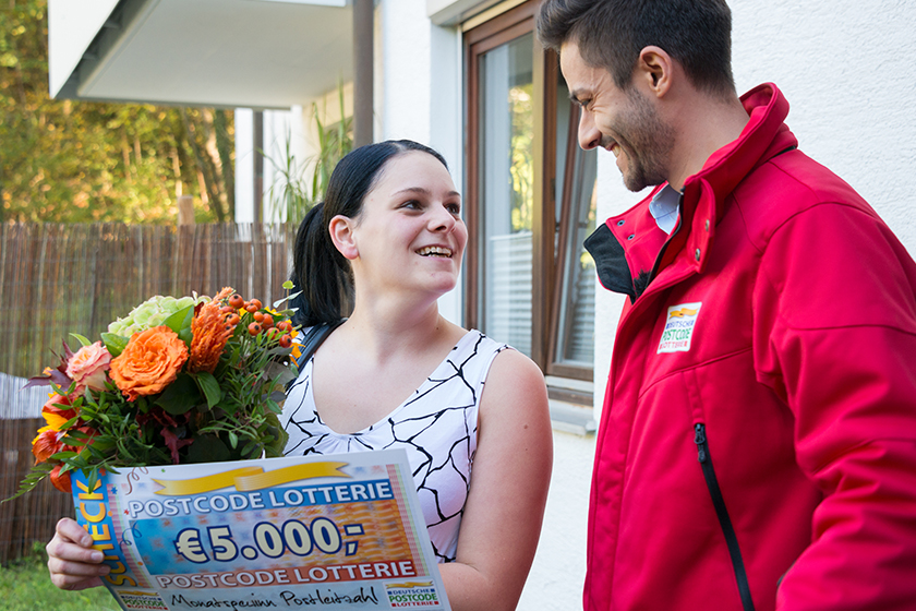 Gewinnen mit der Deutschen Postcode Lotterie